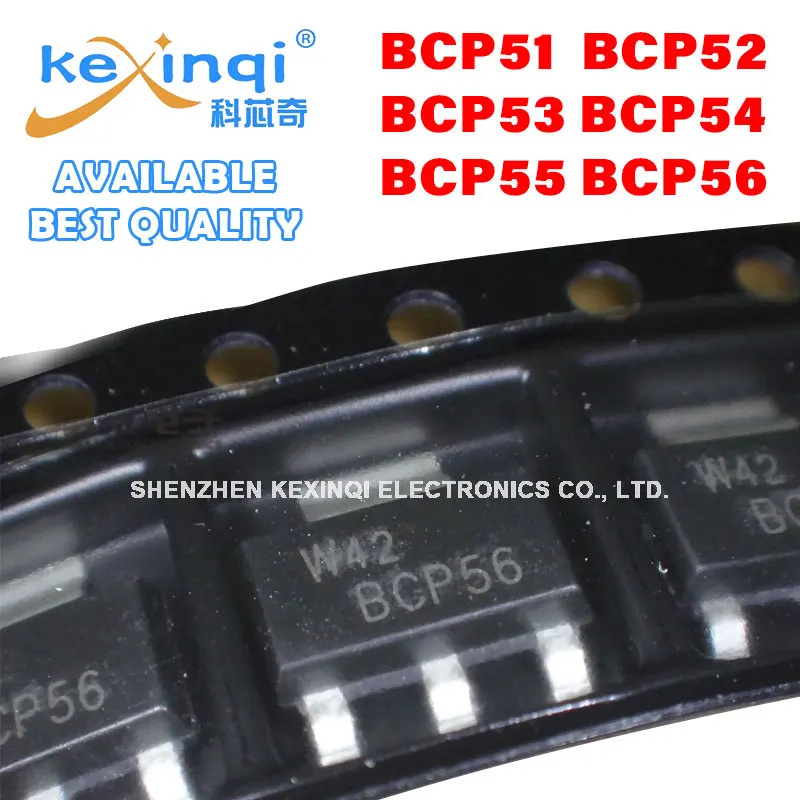 10pcs/lot BCP51 BCP52 BCP53 BCP54 BCP55 BCP56-16 Power Transistor SMD ...