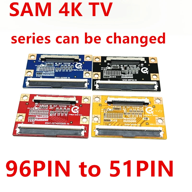 10PCS-For-Samsung-4K-TV-96pin-to-51pin-Converter-Adapter-96P-to-51P-QK ...