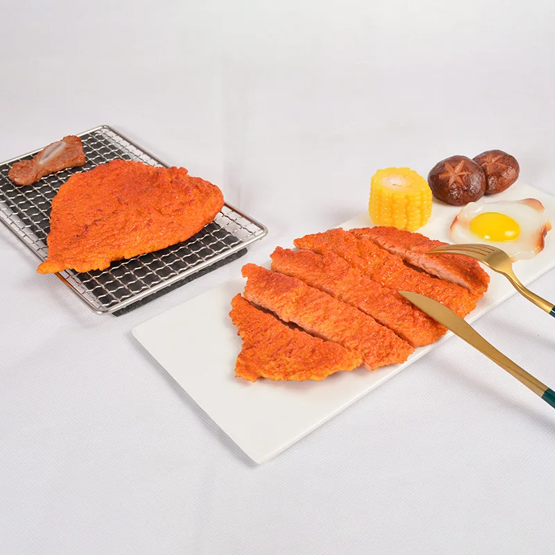Simulation-Fried-Chicken-Chops-Fake-Food-Model-Artifical-Chicken-Chops ...