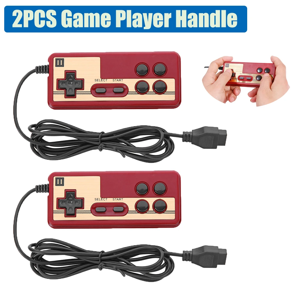 Controlador-Gamepad-com-fio-para-Coolboy-Subor-NES-FC-Game-Handle ...