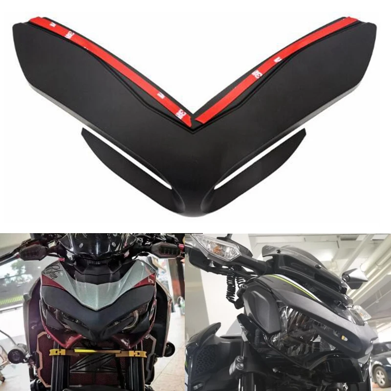Frente-da-motocicleta-carenagem-aerodin-mica-abs-winglets-capa-prote-o ...