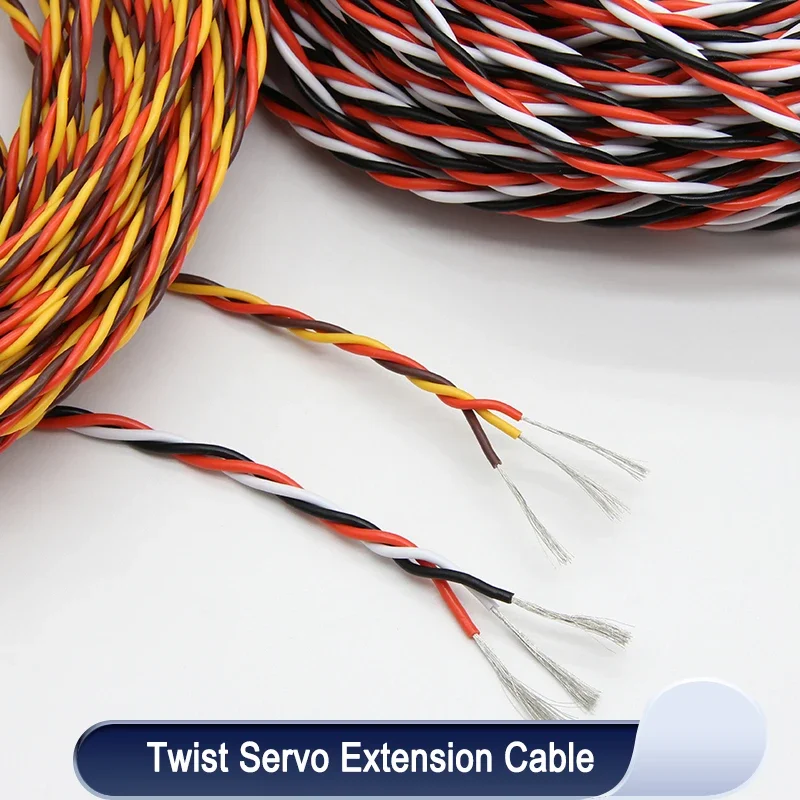 2-5-10m-Twist-Servo-Extension-Cable-22AWG-26awg-30-60-Core-RC-Airplane ...