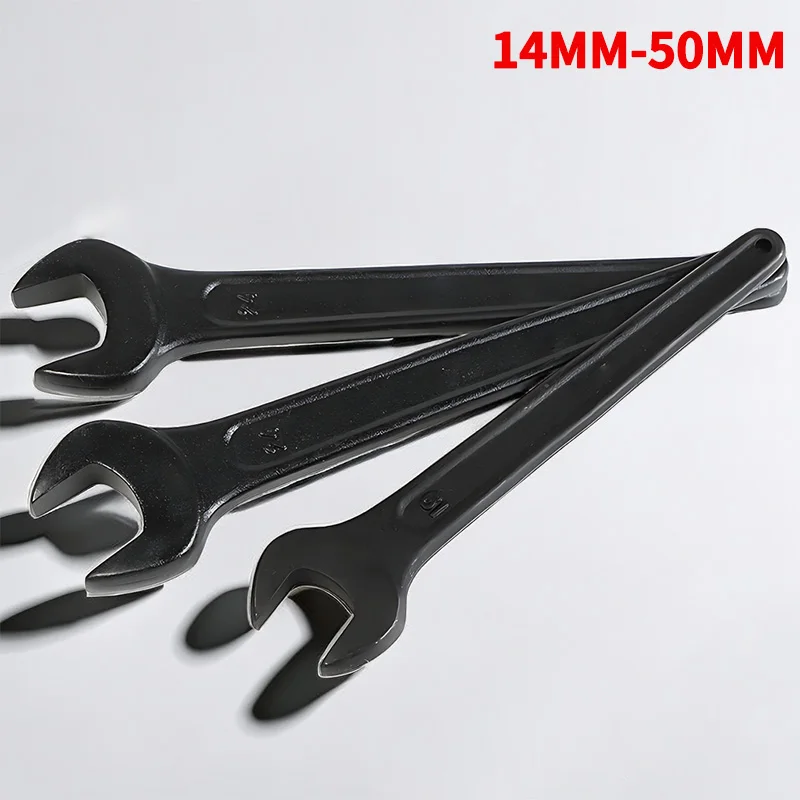 High-Carbon-Steel-Single-Open-Ended-Wrench-Spanner-Set-Heavy-Duty ...