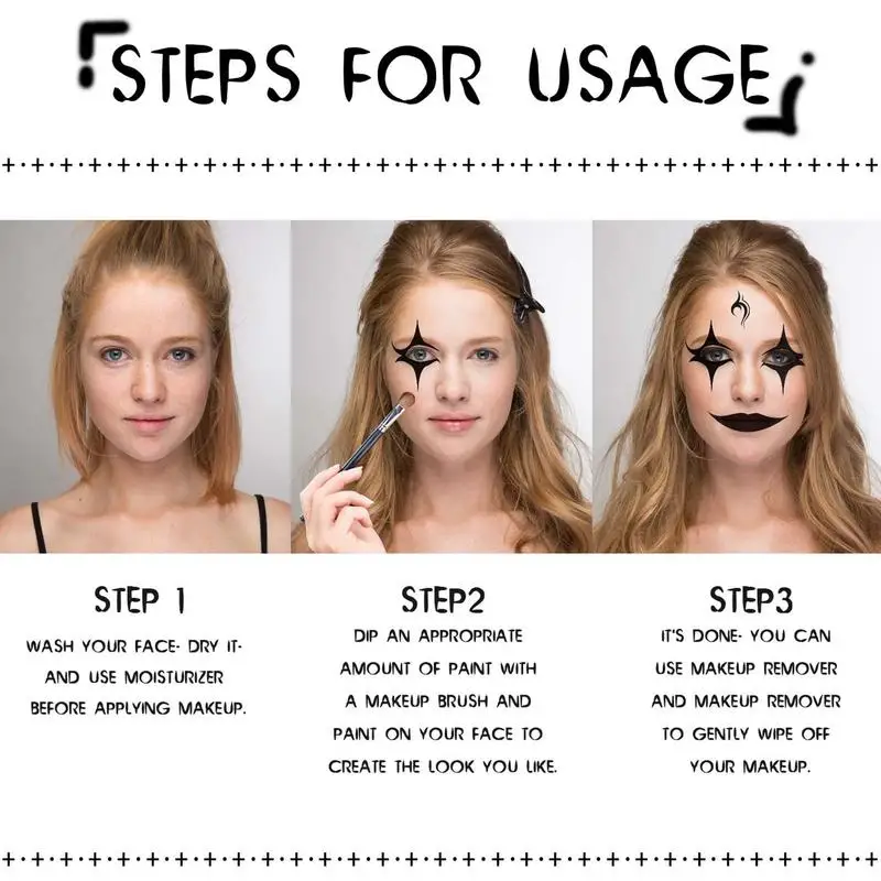 Whiteface Makeup