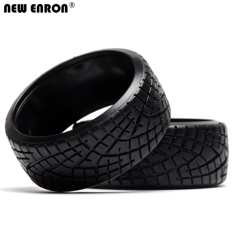 4Pc Hard Pattern Plastic 63MM RC Drift Tires Wheel Tyres For 1/10 RC ...