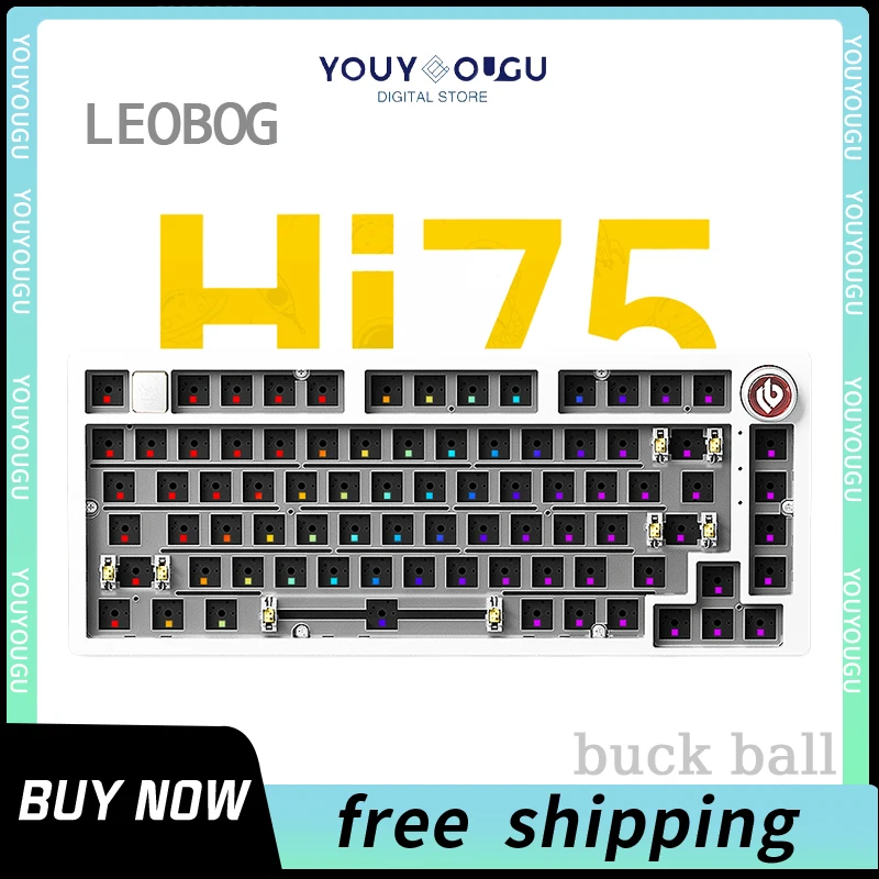 LEOBOG-Hi75-Mechanical-Keyboard-Kit-With-Knob-Hot-Swap-PCB-75-RGB ...