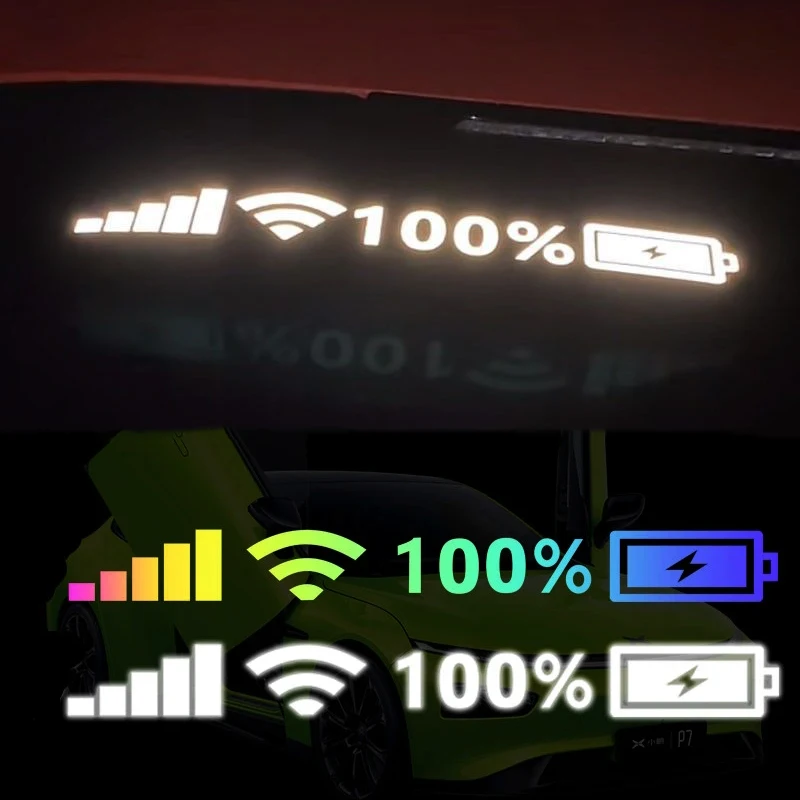 Car-Stickers-100-Wifi-Battery-Level-Signal-Decals-Decor-Vinyl ...