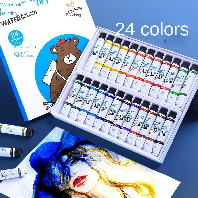 Transparent-watercolor-painting-tools-watercolor-paint-sets-hand ...