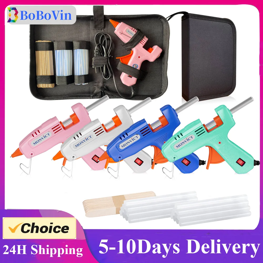Mini Hot Glue Gun Kit (US, 30Watts) with Carrying Case 20 Pcs Glue ...