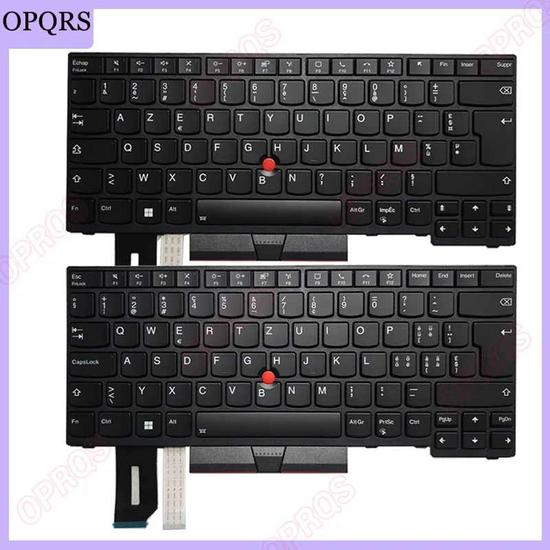 NEW For Lenovo Thinkpad T14 Gen1 / P14s Gen2 French/Swiss Laptop ...