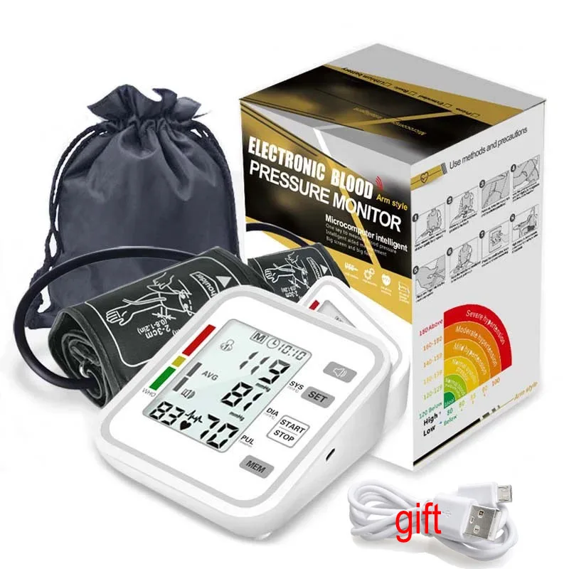 smart-Arm-Blood-Pressure-Monitor-meter-Cuff-Medical-Nurse-Device ...