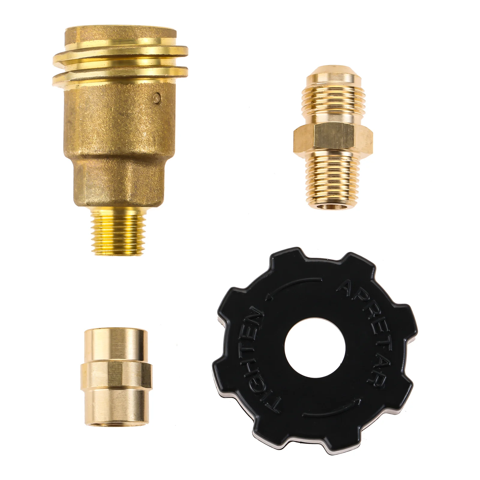 4pcs/set QCC1 Acme Propane Tank Cylinder Adapter Fitting by 1/4" NPT ...