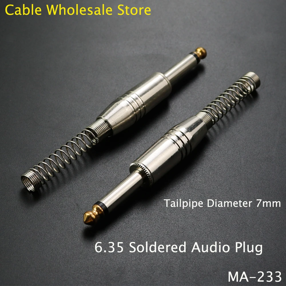 6-35-Audio-Plug-Stereo-Jack-2-Section-Mono-Microphone-Power-Amplifier ...