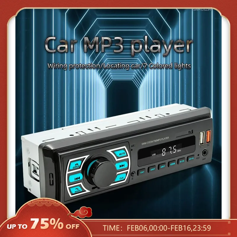 Car-Radio-Stereo-Player-Digital-Bluetooth-Car-MP3-Player-FM-Radio ...