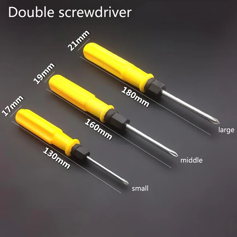2-Sides-Phillips-and-Slotted-Double-Head-Screwdrivers-Small-Portable ...