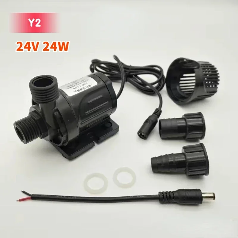Water-Pump-12v-High-Pressure-Ultra-Quiet-Solar-DC-24V-Lift-5M-800L-H ...