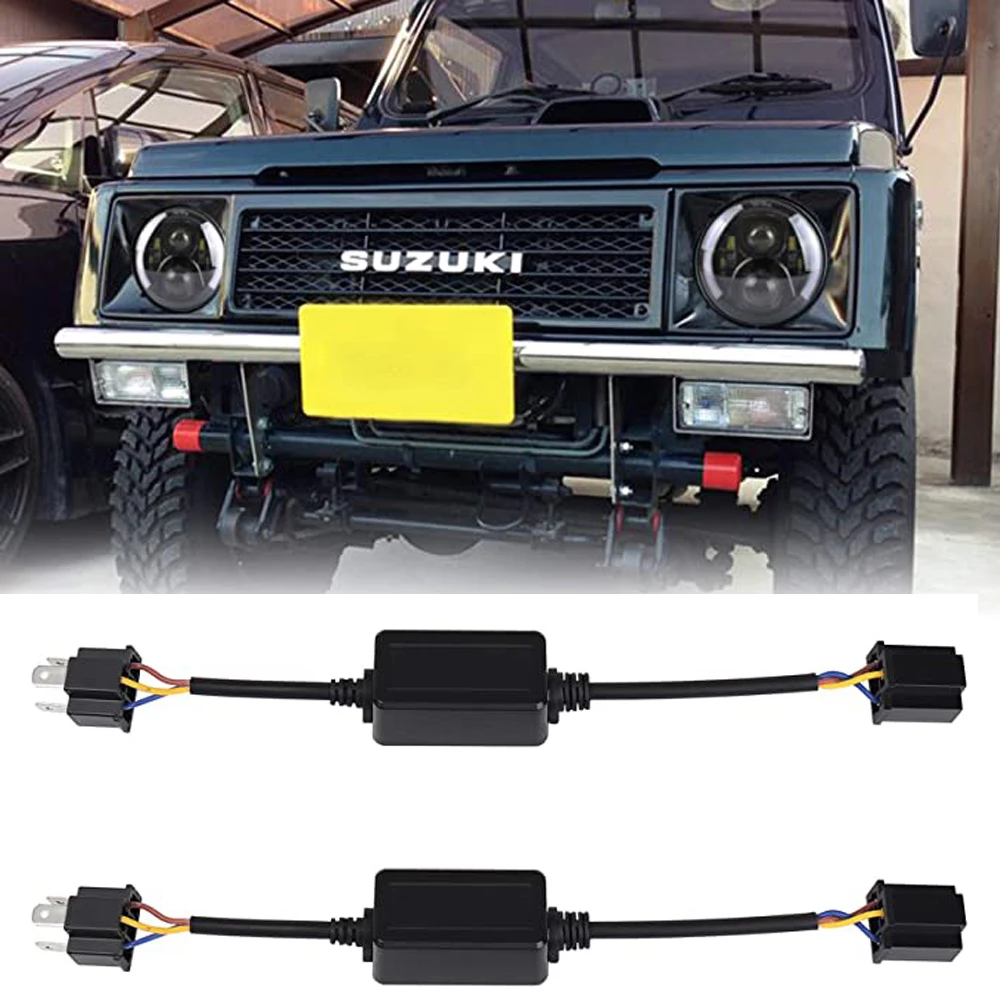 Wire Polarity Converter H4/h13 Adapter Use For Car Led Headlights Hi-lo ...