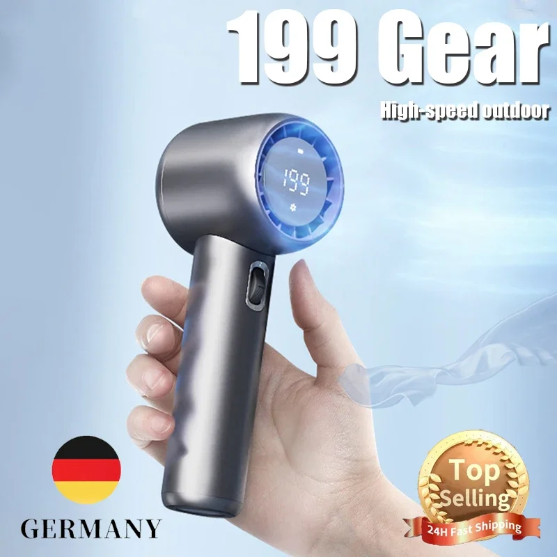 New-GF02-199-Gears-High-Speed-Handheld-Fan-Portable-Cooler-Fans-USB ...