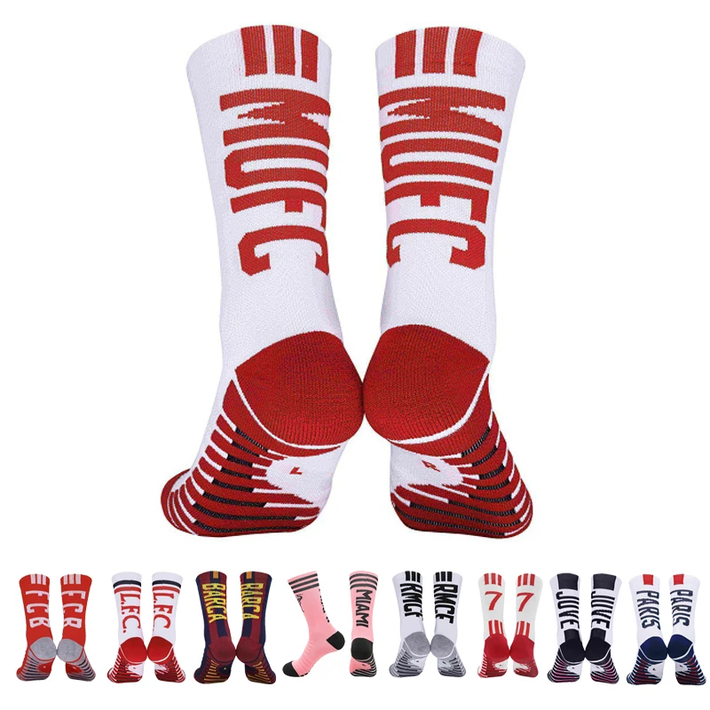 Professional-soccer-socks-Paris-Club-Star-number-football-sock-Men-s ...