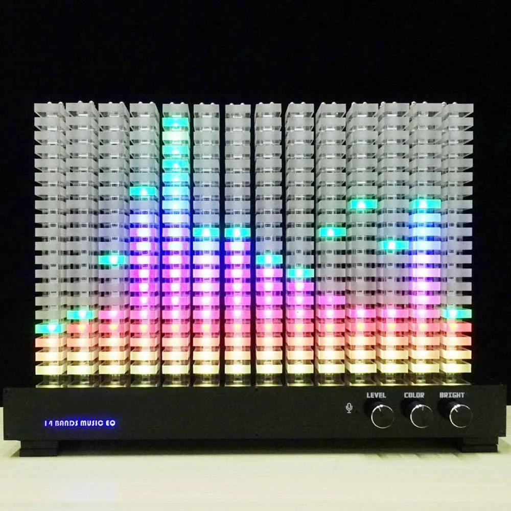 LED-Music-Spectrum-Analyzer-Display-De-udio-Acr-lico-Kit-DIY-Rhythm ...