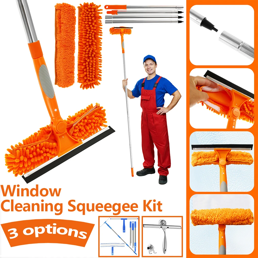 Window-Cleaning-Squeegee-Kit-Professional-Multifunctional-Window ...