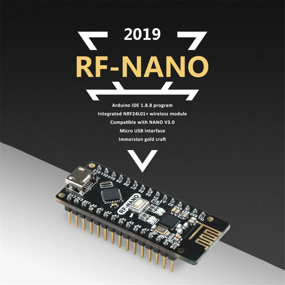 RF-Nano-for-Arduino-Nano-V3-0-Micro-USB-Nano-Board-ATmega328P-QFN32-5V ...