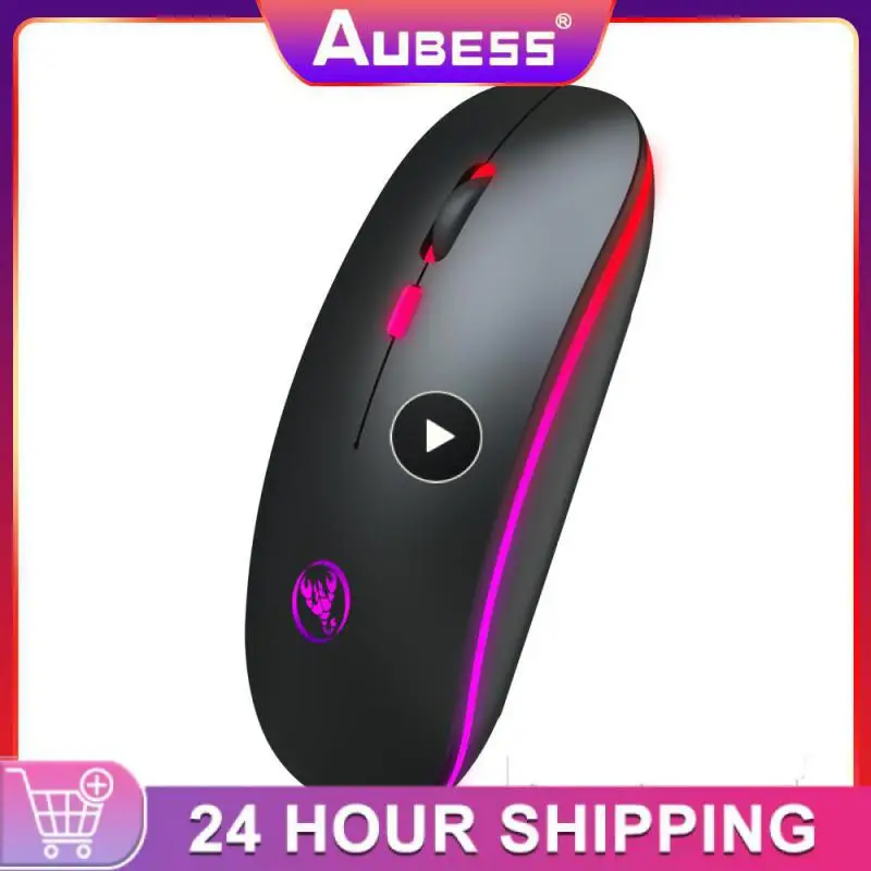 Rat-n-inal-mbrico-para-Gamer-recargable-retroiluminaci-n-LED-RGB-ergon ...