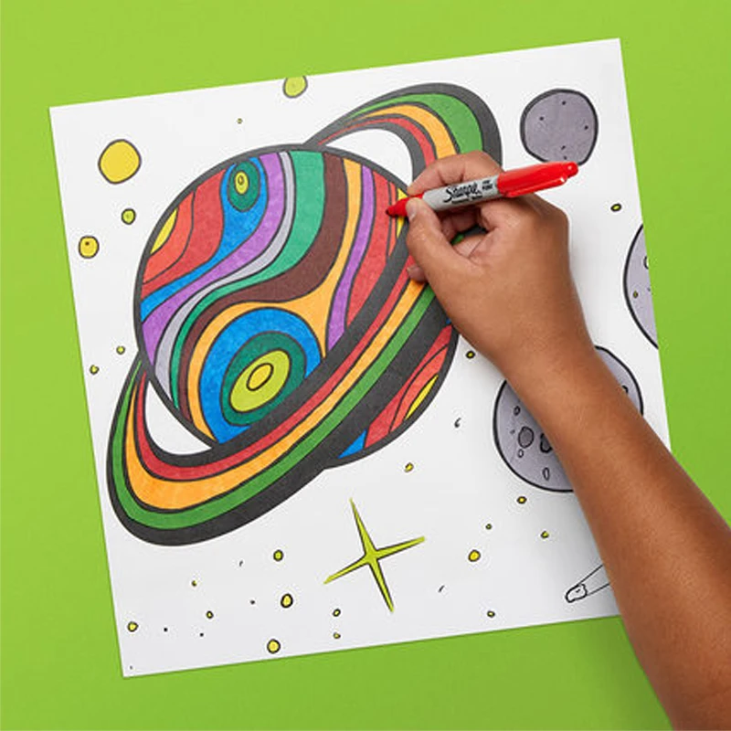 Colorful Sharpie Drawings