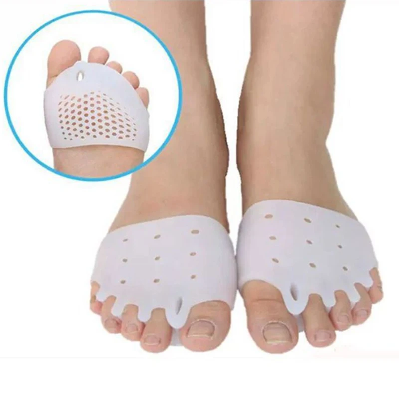Forefoot-Pads-Toe-Separator-Cushion-Pad-Silicone-Pain-Relief-Shoes ...
