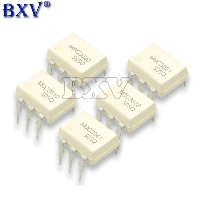 10PCS MOC3010 MOC3020 DIP6 MOC3021 MOC3023 MOC3041 MOC3043 MOC3052 ...