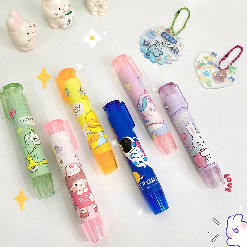 Kawaii-Cartoon-Animal-Stretchable-Eraser-Cute-Unicorn-Rabbit-Stationery ...