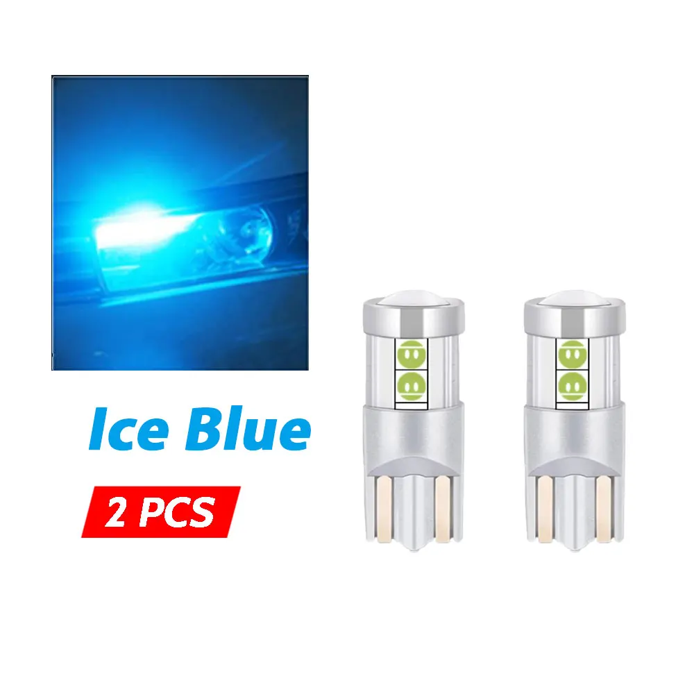 2Pcs-T10-194-LED-Bulb-168-2825-W5W-Super-Bright-3030-Chipsets-Car-Trunk ...