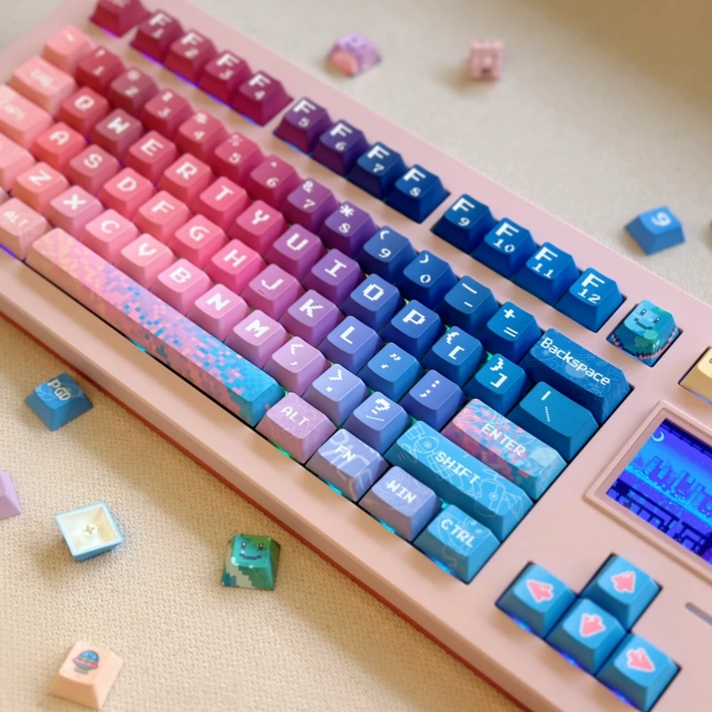 GMK-Keycaps-129-Keys-Cherry-Profile-DYE-SUB-Personalized-GMK-Space ...