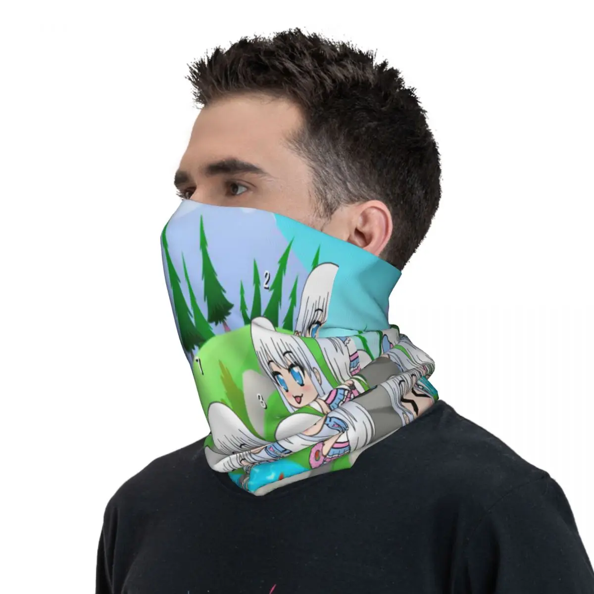 Gacha-Life-Kinen-1454-Cycling-Bandana-Face-Mask-Scarf-Camping-Multicam ...