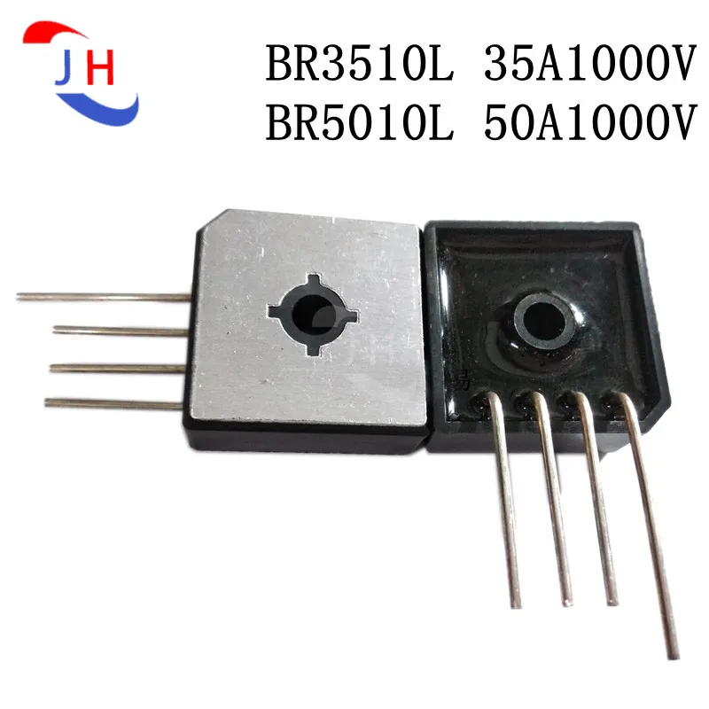 5PCS BR352L BR352 BR351L BR354L BR356L BR358L BR3510L BR5010L 35A 50A 100V New rectifier bridge