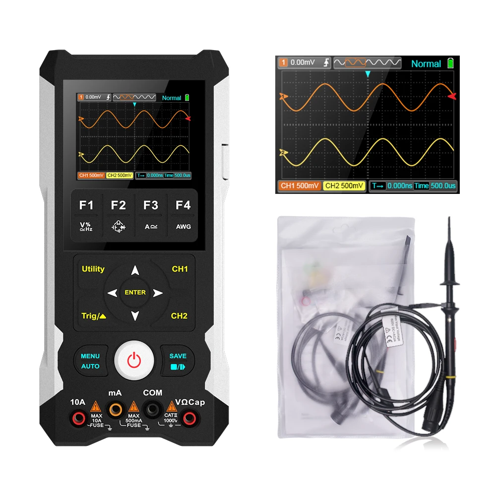 2 1 Multimeter Oscilloscope | Dual Channel Oscilloscope | 8 Channel ...