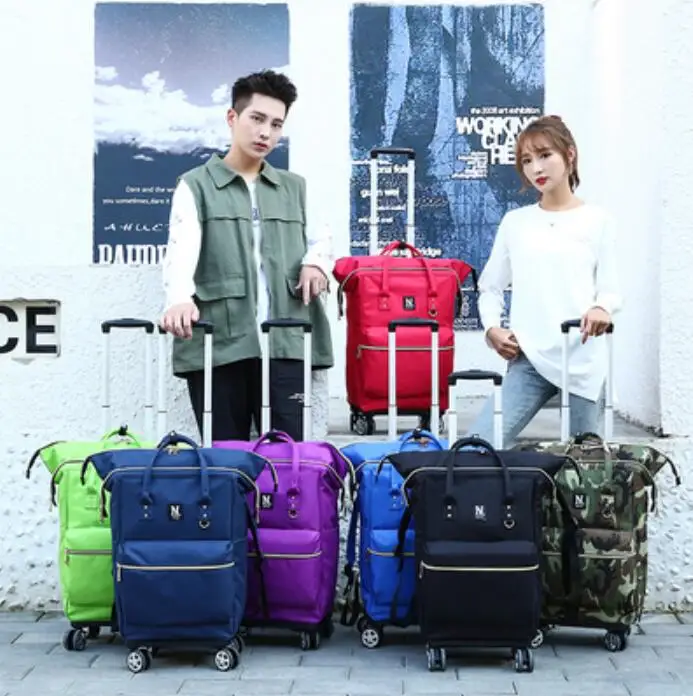 Women-20-Inch-Cabin-Size-Carry-on-hand-luggage-Suitcase-Travel-Rolling ...