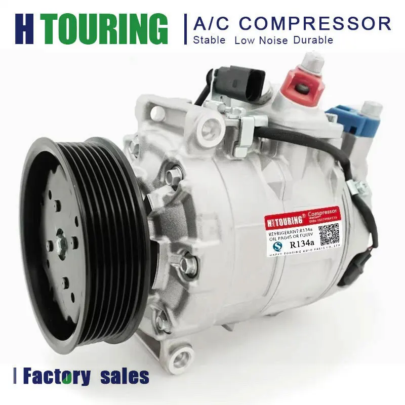 For AC Compressor Audi A8 Q7 VW Touareg 7L6820803C 7L6820803F ...