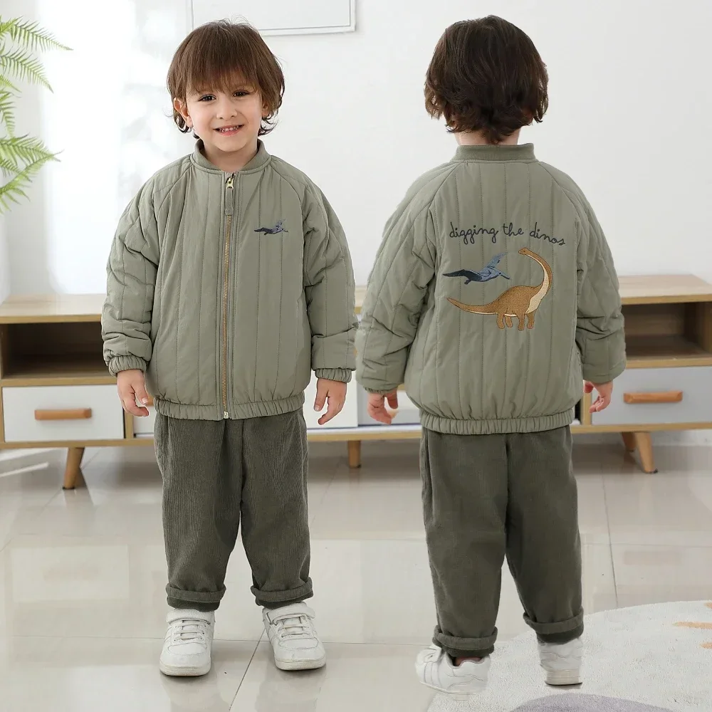 Baby Girls Boys Down Coat Kids Cartoon Outerwear Toddler Warm Jacket ...