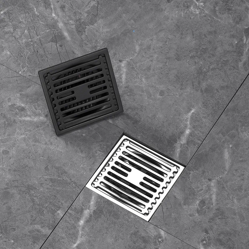 10-10CM-Square-Floor-Water-Drain-Stripe-Cover-Stainless-Steel-For ...