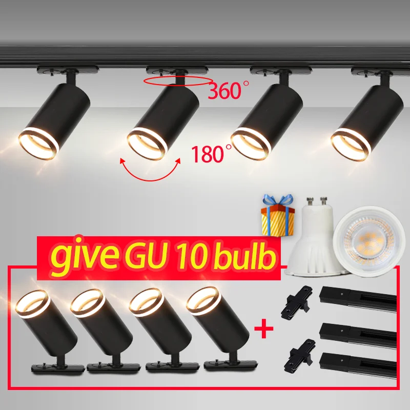 GU10-Led-Track-Light-Set-Ceiling-Track-Lamp-110v-220v-Rail-Lighting ...