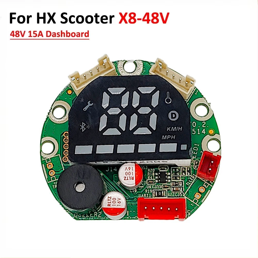 48V 15A Dashboard For HX X8 Electric Scooter LED Display Screen PCB ...