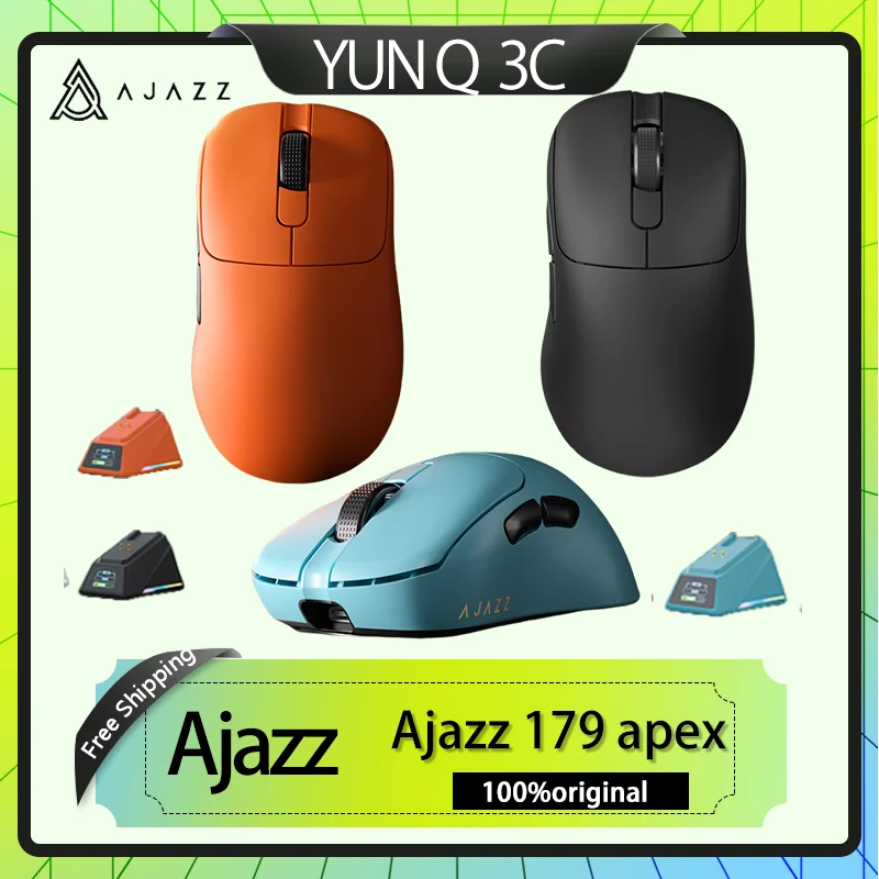 Ajazz-Aj179-Apex-Wireless-Mouse-2-4g-Three-Mode-Customized-Paw3950-8k ...