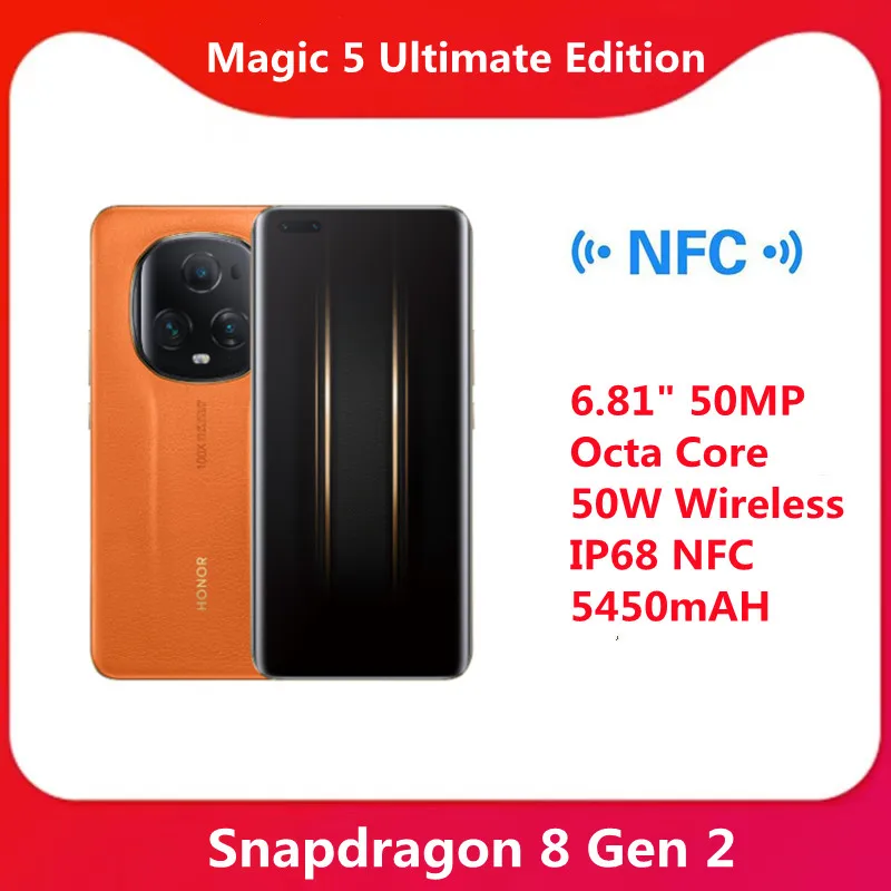 Original HONOR Magic 5 Ultimate Edition 5G Mobile Phone 6.81 ...