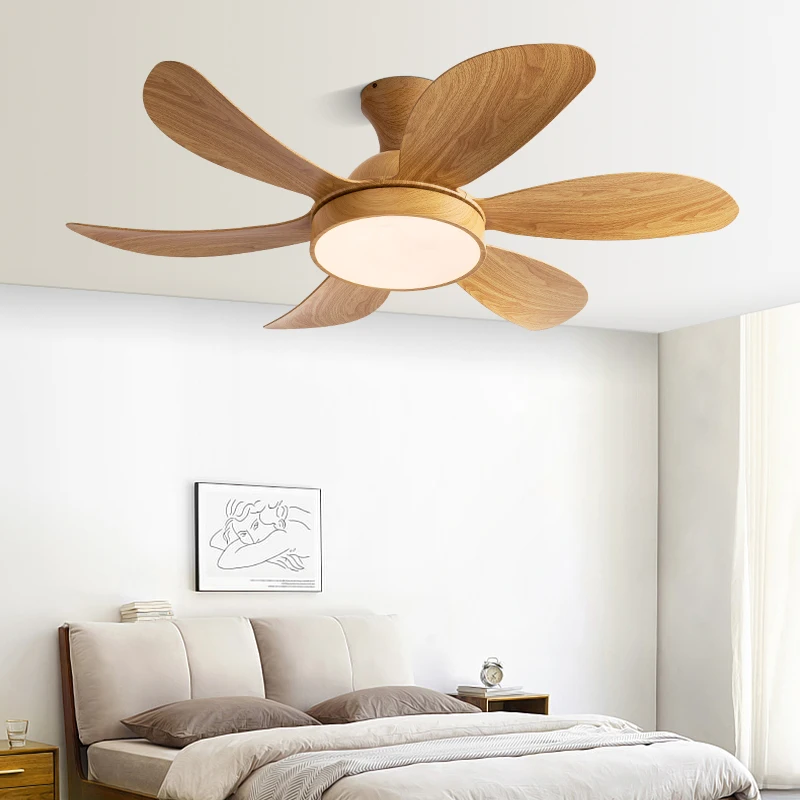 Strong-Wind-Fan-Light-Ceiling-Fan-Lamp-Water-Transfer-Wood-Grain-Color ...