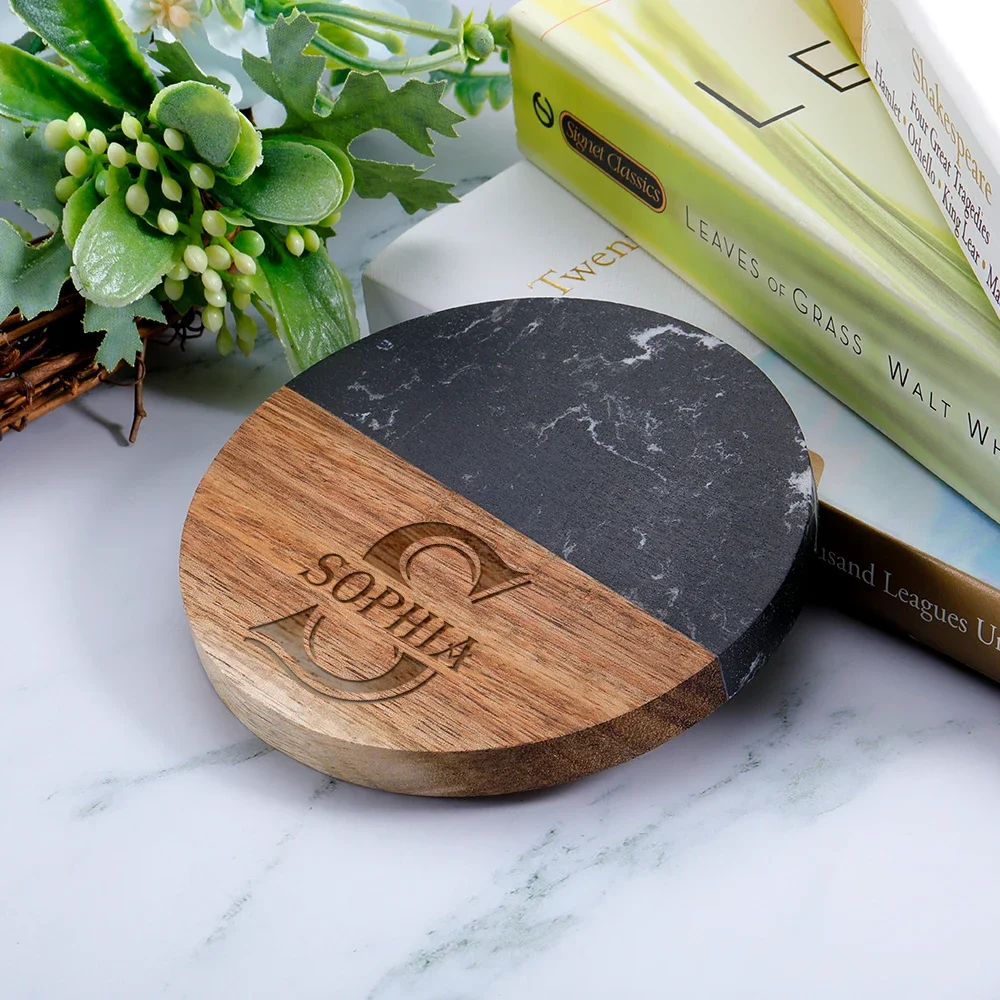 Custom-Name-Wood-Coffee-Mugs-Coasters-Personalized-Gifts-Tea-Coaster ...