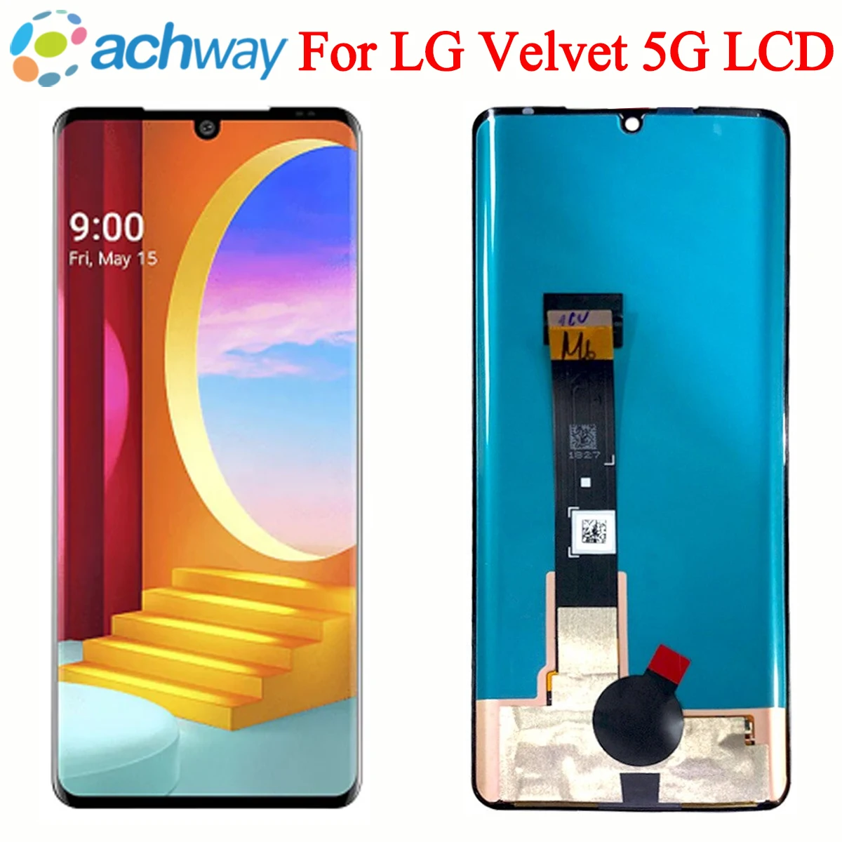 Pantalla LCD de 6,8 "para LG Velvet 5G G9 G900 P OLED, repuesto de ...