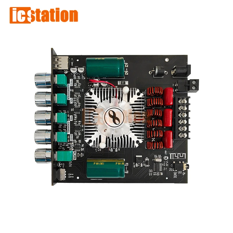 Módulo amplificador de potencia Digital TDA7498E, 160WX2 + 220W, ZK HT21, 2,1 canales, Bluetooth ...