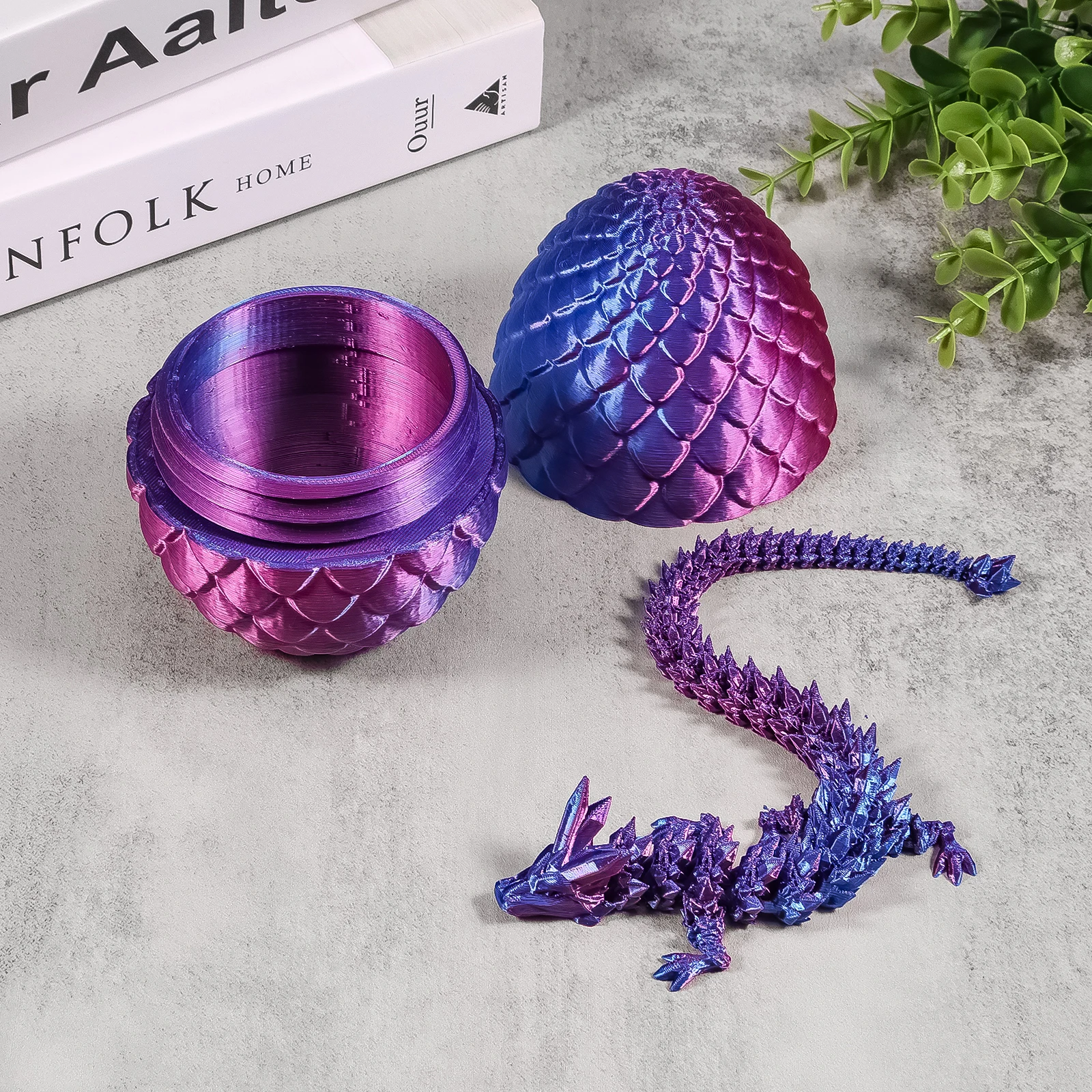 3D-Printed-Crystal-Dragon-Set-Crystal-Dragon-Figurines-With-Dragon-Egg ...