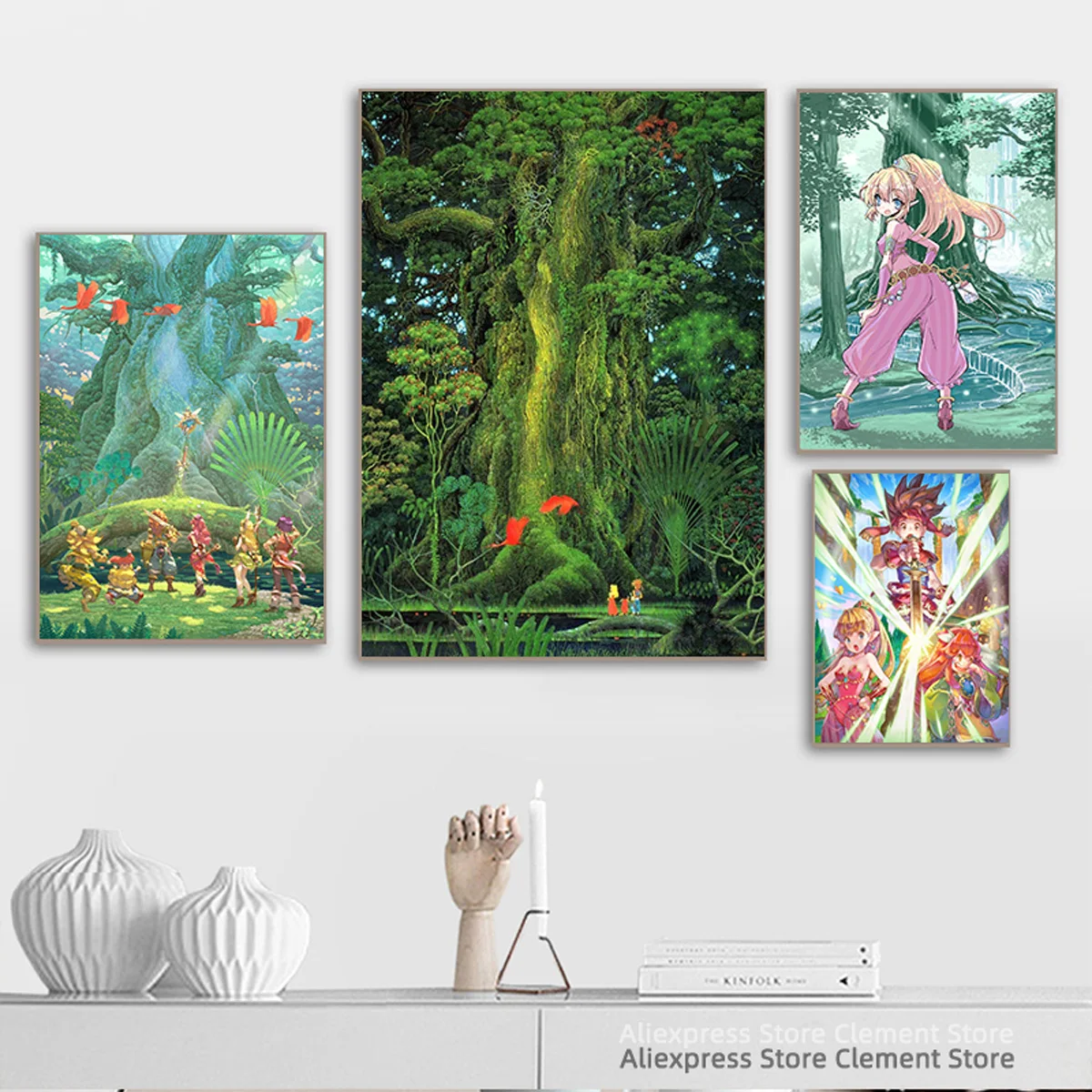 Secret Of Mana Poster , Game Anime Animation Manga Cartoon Art Prints ...